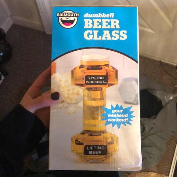 Dining | Dumbbell Beer Glass | Poshmark